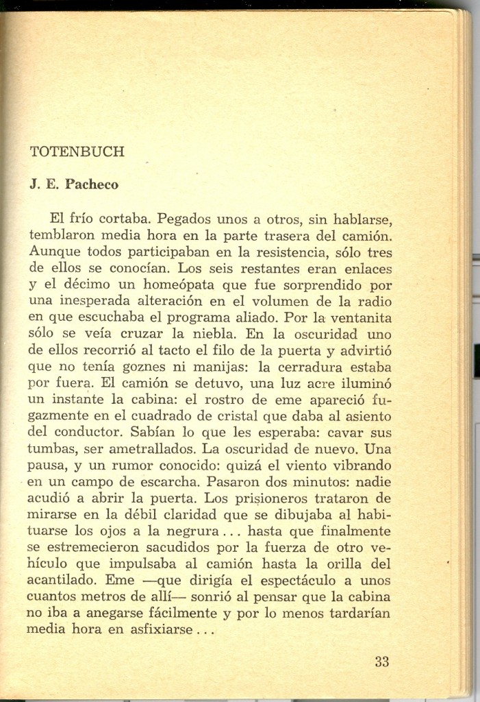 Mi primer José Emilio Pacheco — Las Historias | Alberto Chimal
